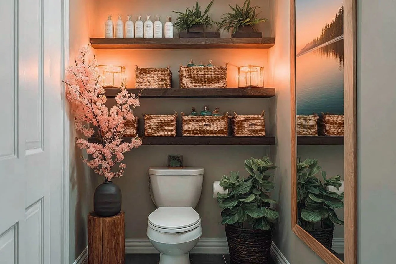 43 Must-see Above Toilet Decor Ideas